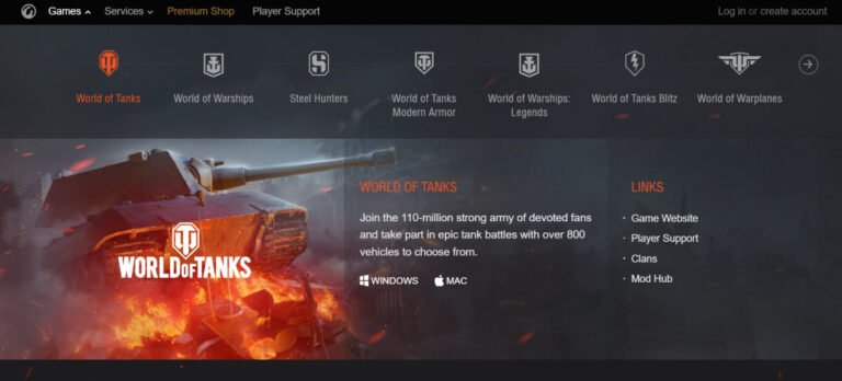 How to Create a World of Tanks Account