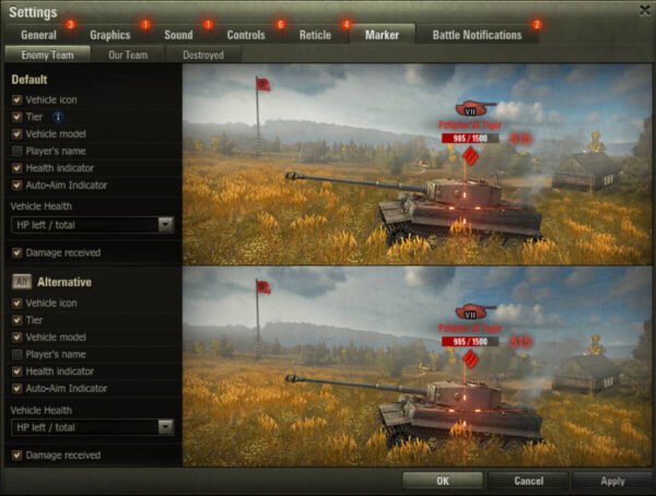 World of Tanks Settings Guide